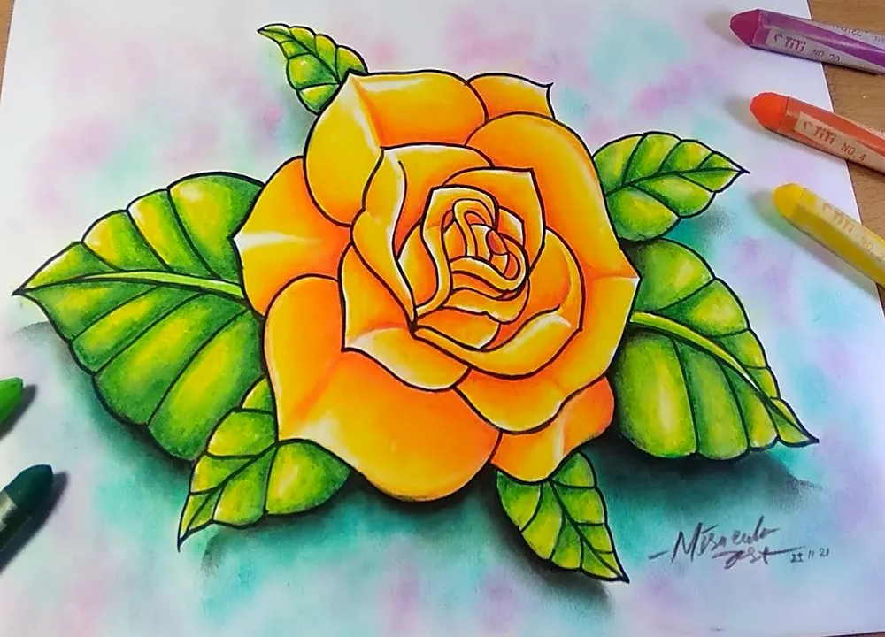 30 Gambar Bunga Yang Mudah Ditiru dan Diwarnai Anak SD, TK, SMP ...