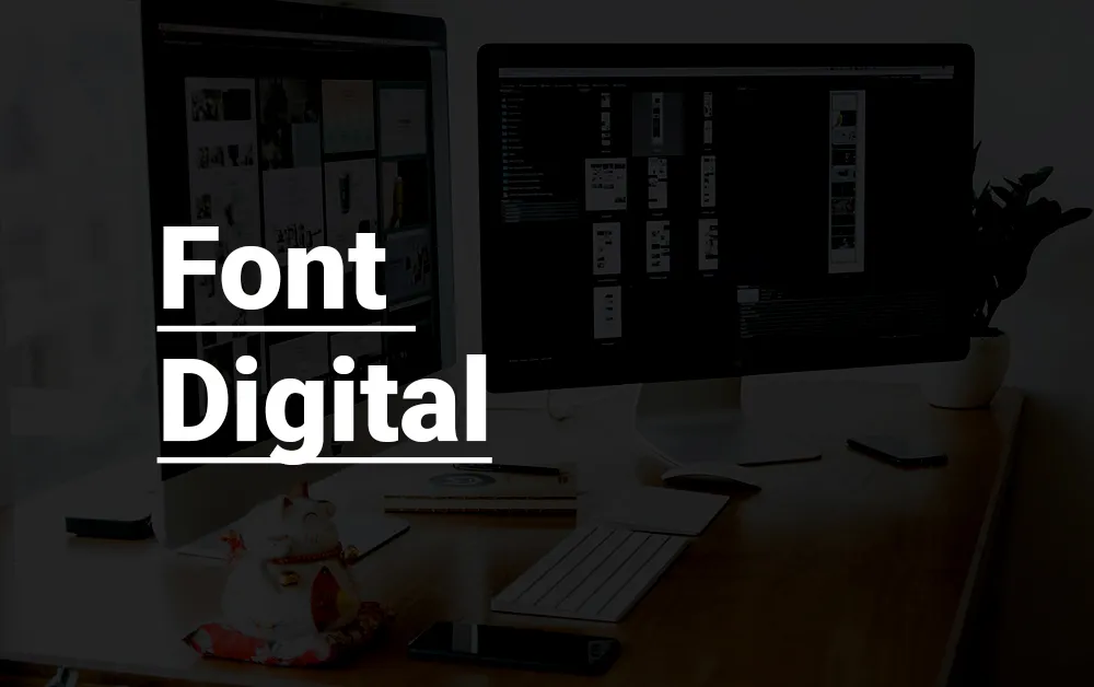 40 Font Digital Terbaik untuk Desain Anda + Link Download Gratis ...