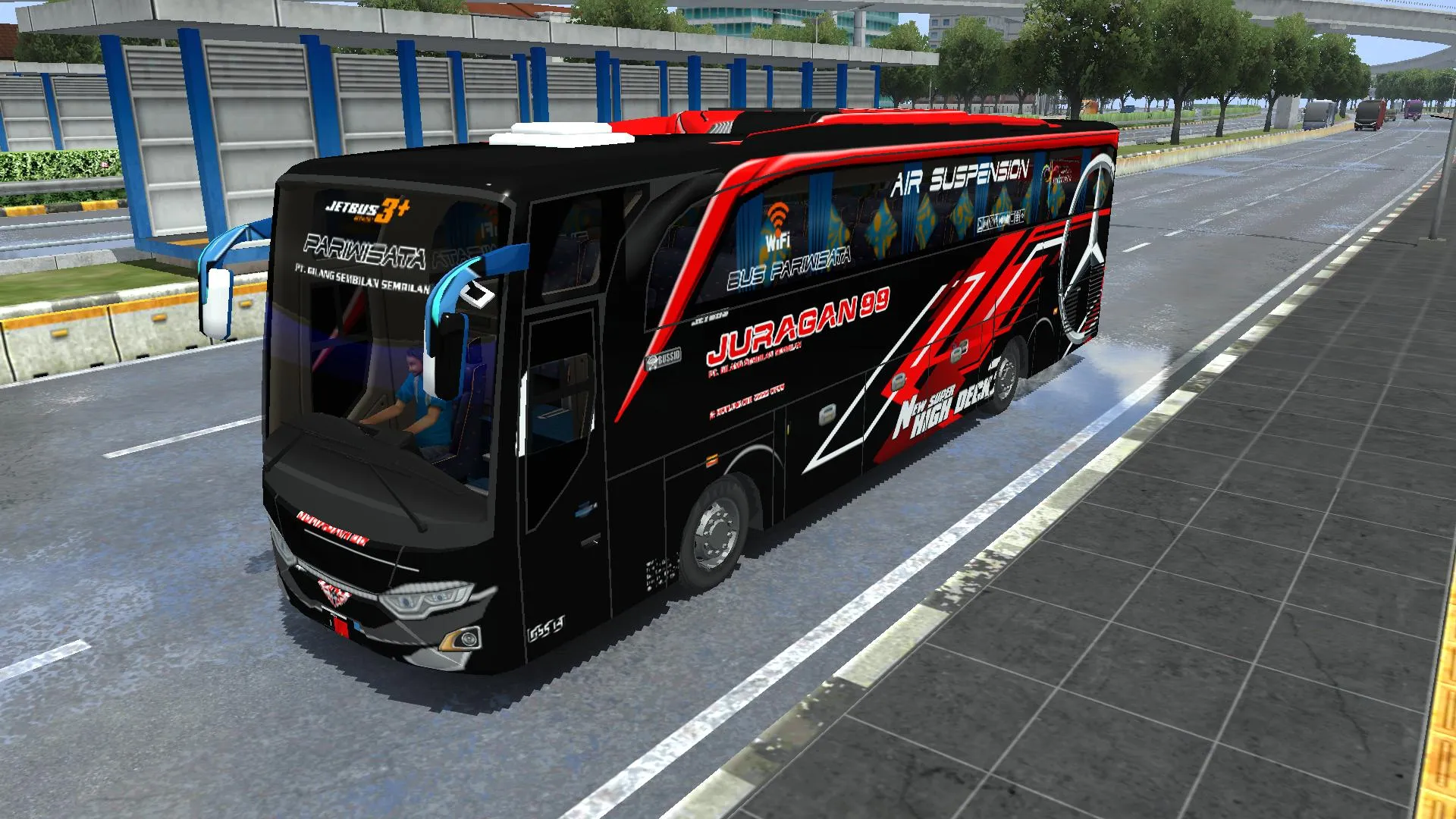 90 Livery BUSSID Juragan 99, Trans, STJ, Paling Jernih! - Dianisa.com