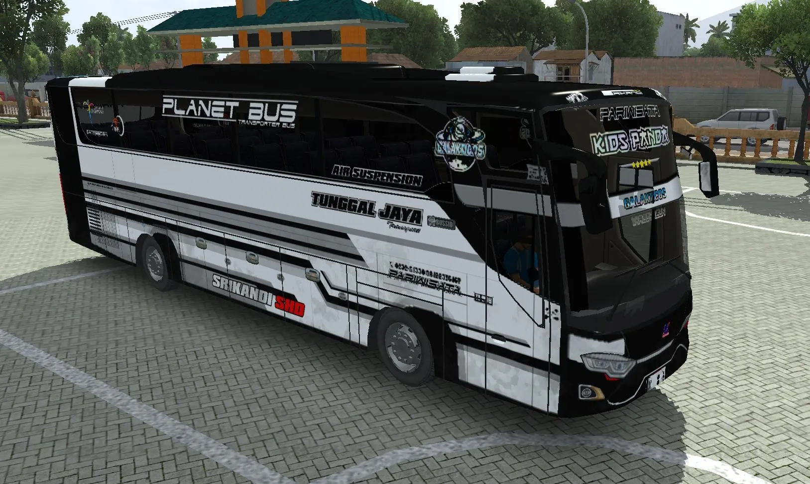90 Livery BUSSID Kids Panda Tunggal Jaya Putih, Jetbus, JB3, JB5 ...